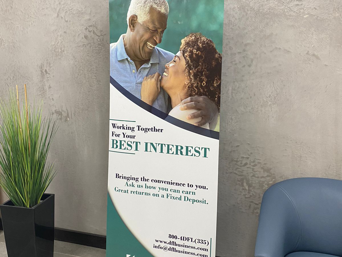Apex Advertising Caribbean | Standing Banners